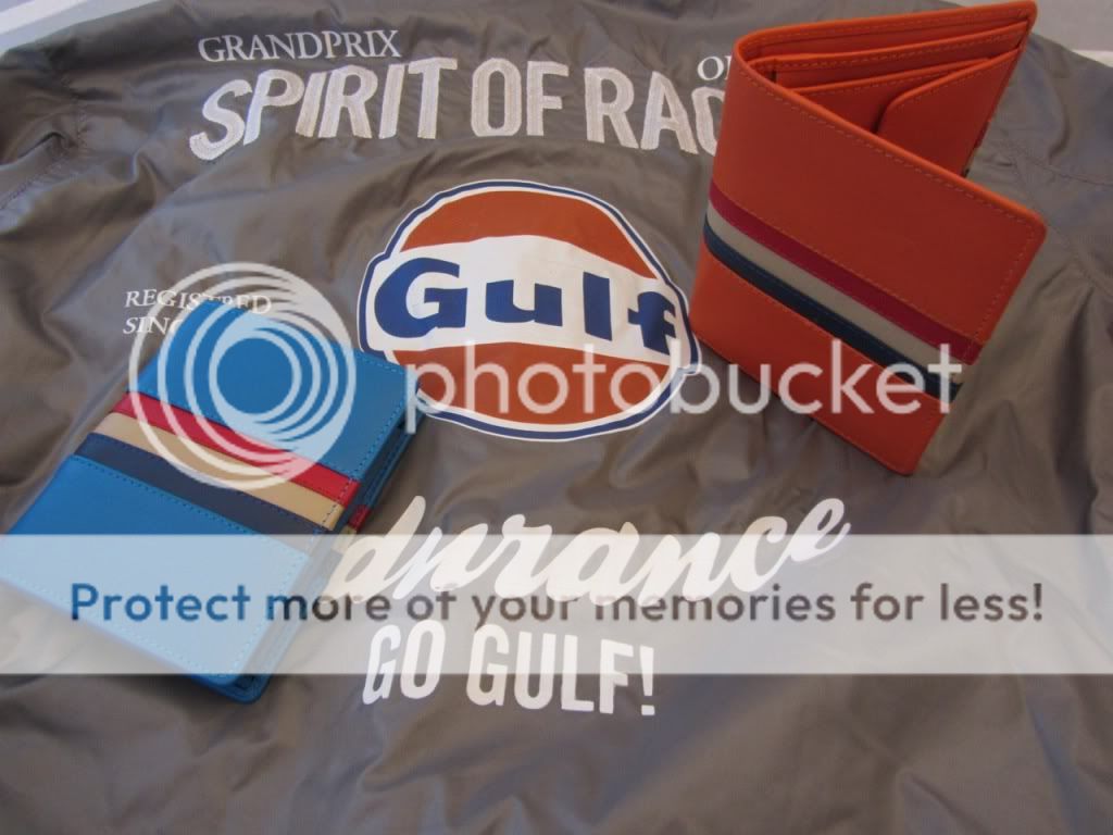 Our New Nappa Leather Wallets in Gulf Racing Colours | Luxury4Play.com