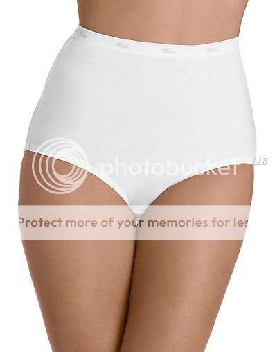 10 Pack HANES Her Way 100% Cotton Brief Plus Size Panties - Style P540 ...